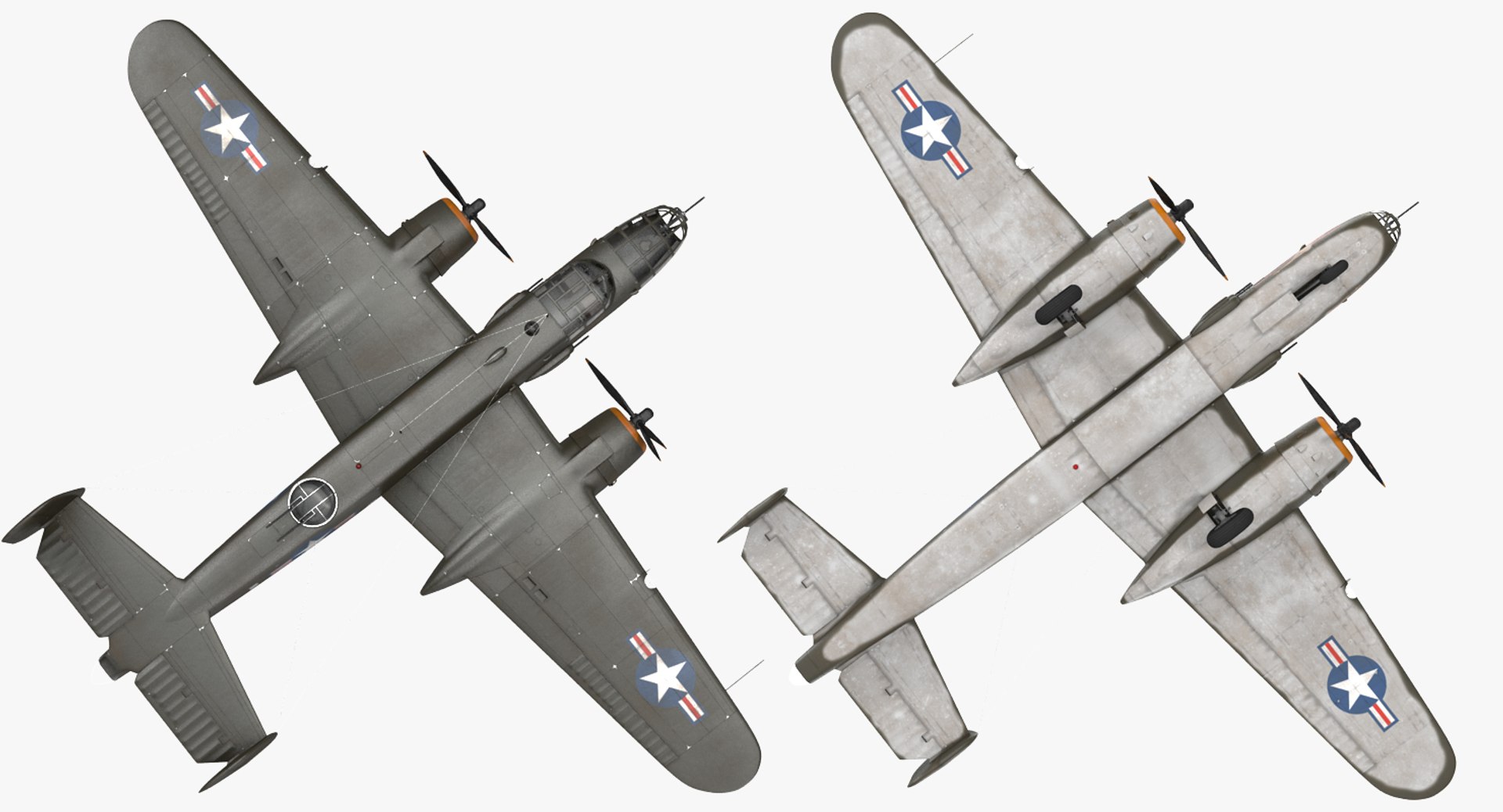 3D wwii bombers model - TurboSquid 1243740