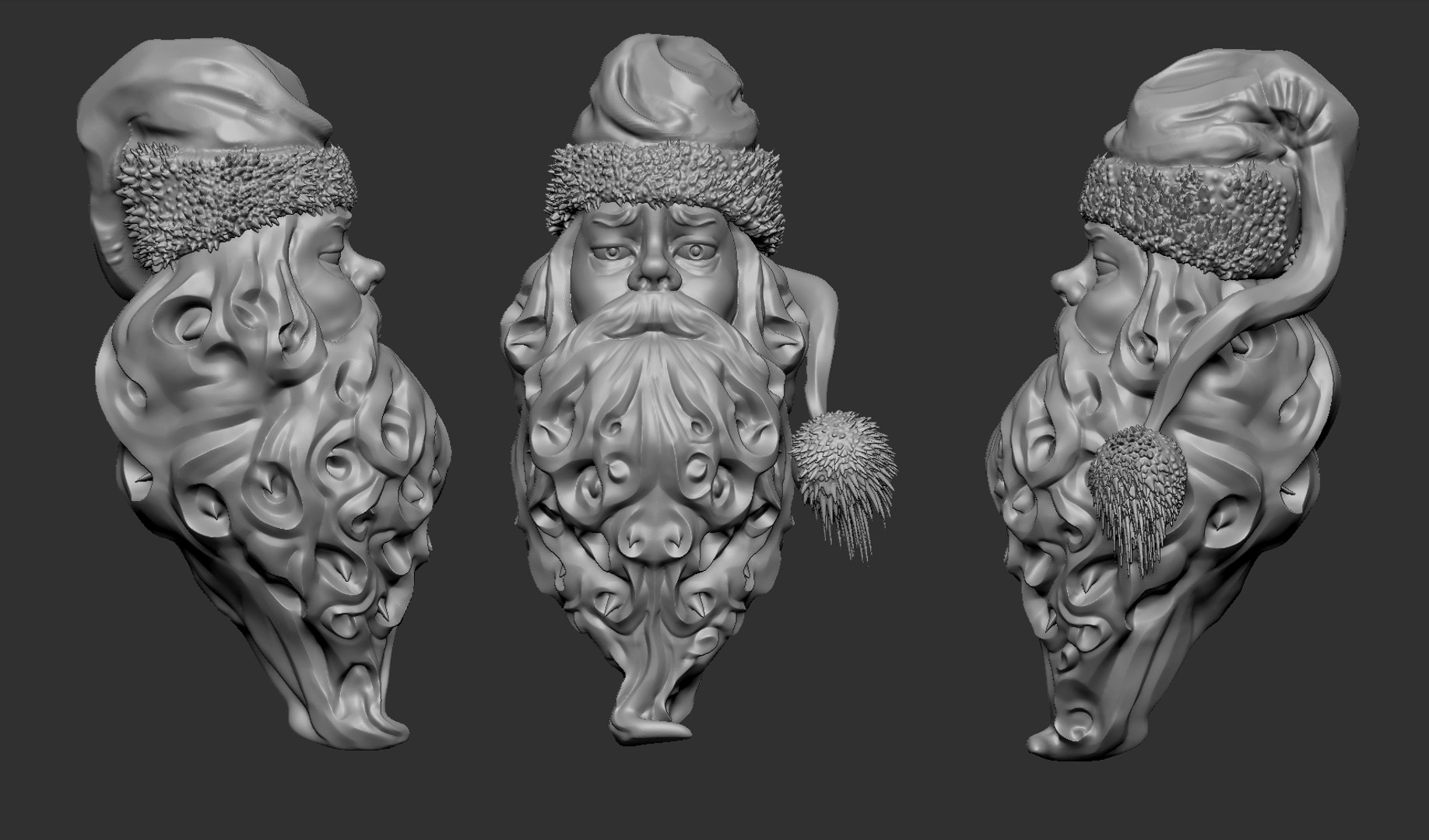 Head Santa Claus Obj