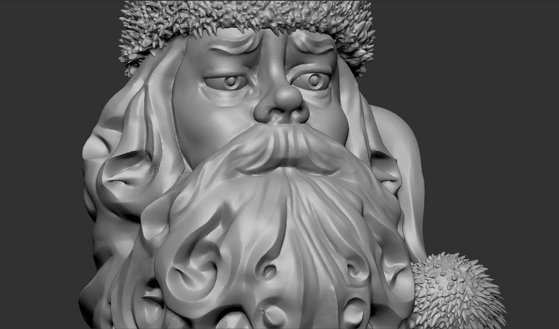 Head Santa Claus Obj