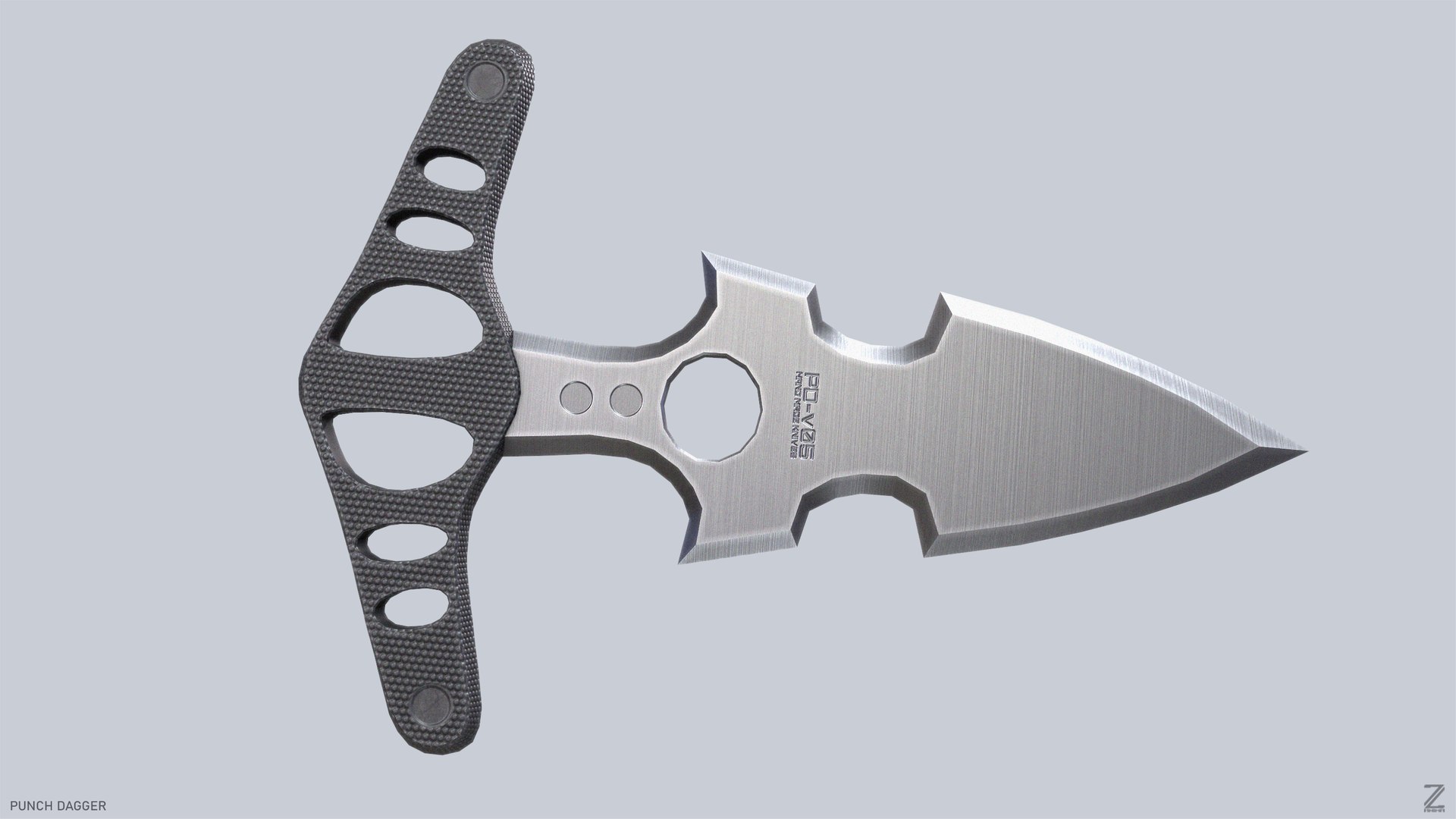 3D Punch Dagger - TurboSquid 2422194