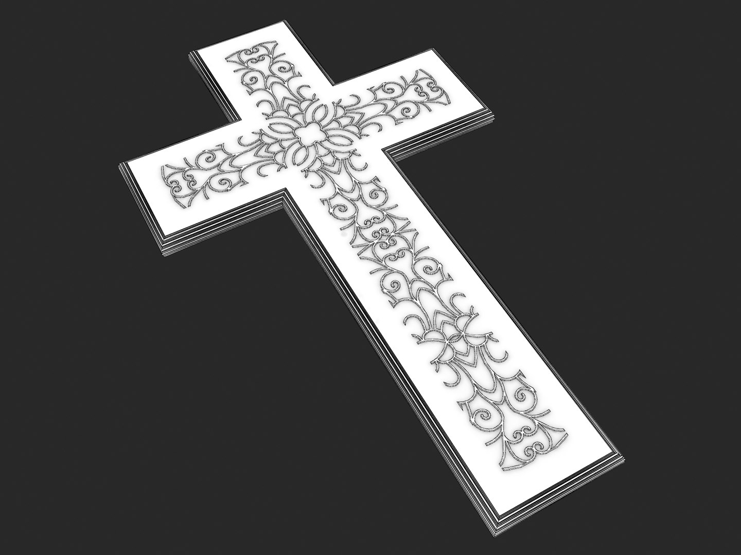 3D Cross - TurboSquid 1455927