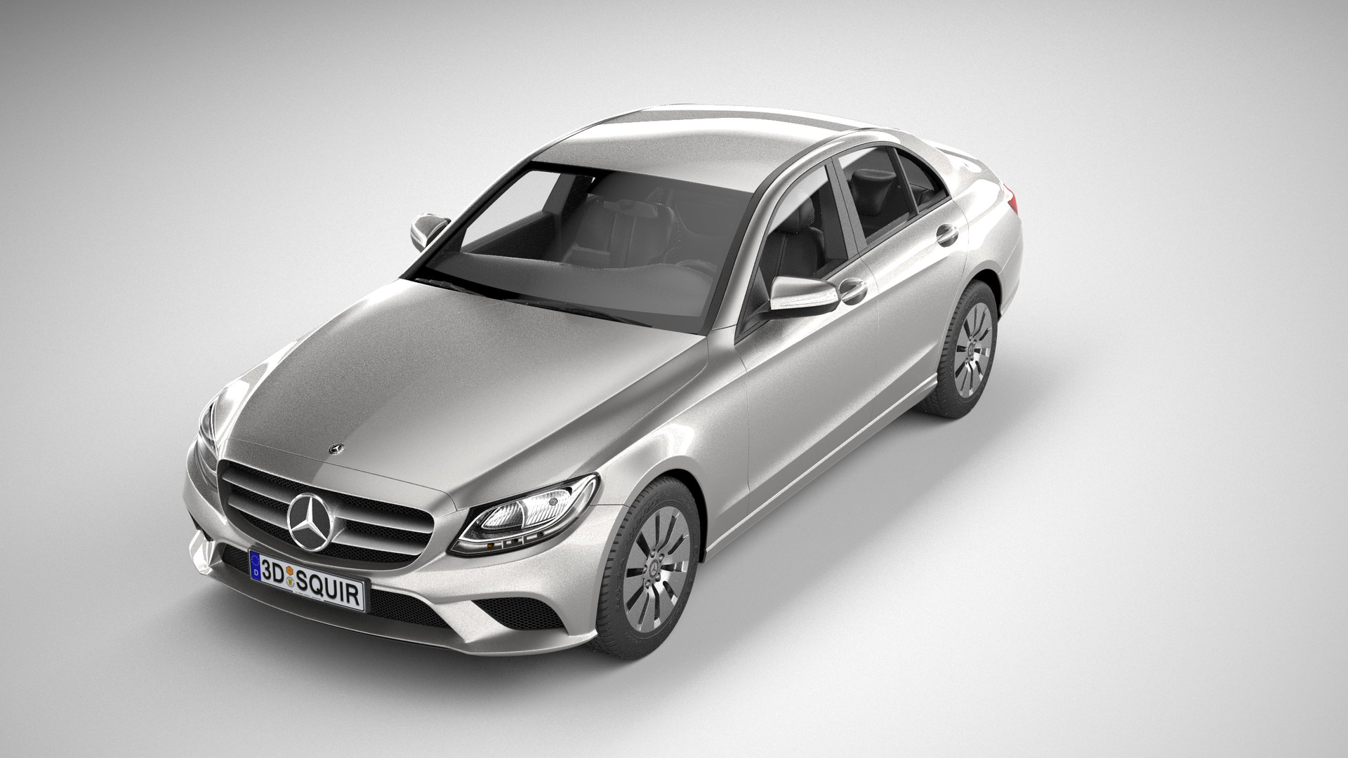 3D Mercedes-benz C-class Basic Model - TurboSquid 1586022