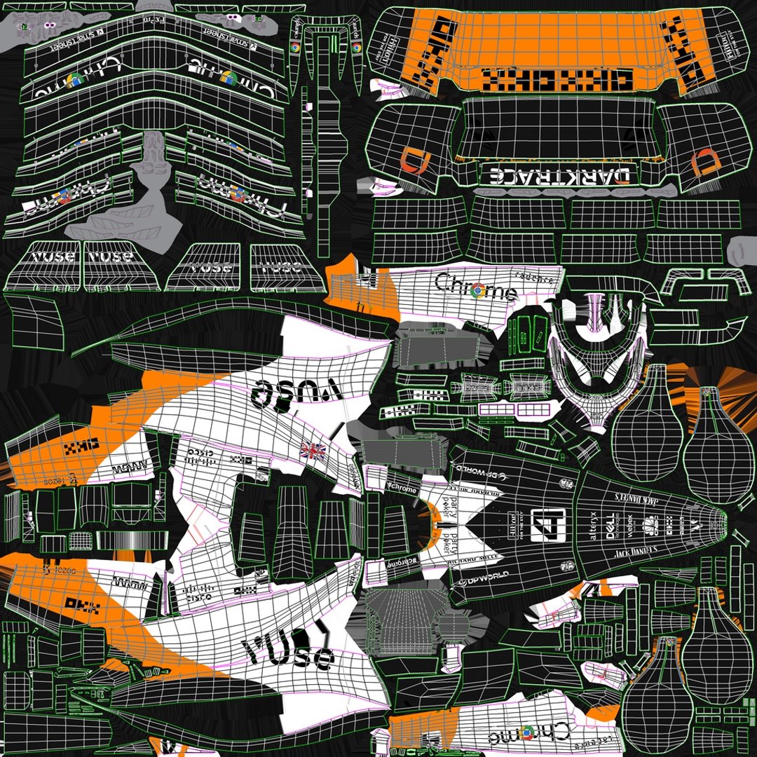 3D McLaren MCL60 Monaco Livery F1 Team Season 2023 model - TurboSquid ...