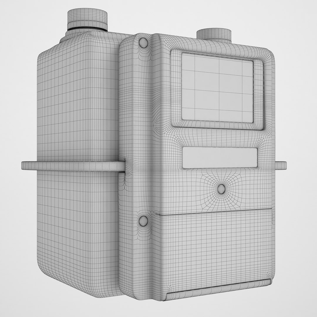 Gas Prepayment Meter 3D Model - TurboSquid 1468018