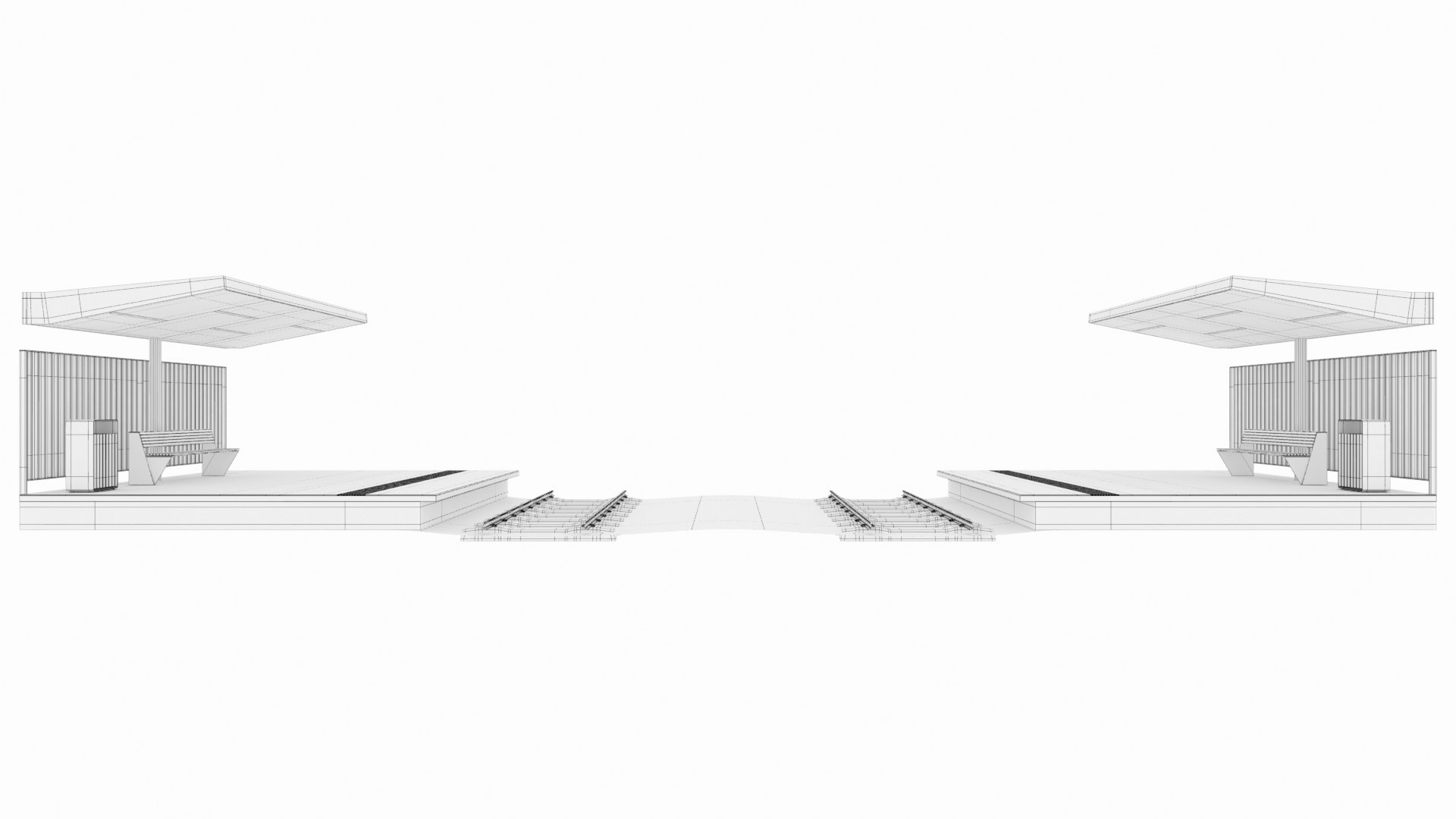 Train Platform Module 01 3D Model - TurboSquid 2297042