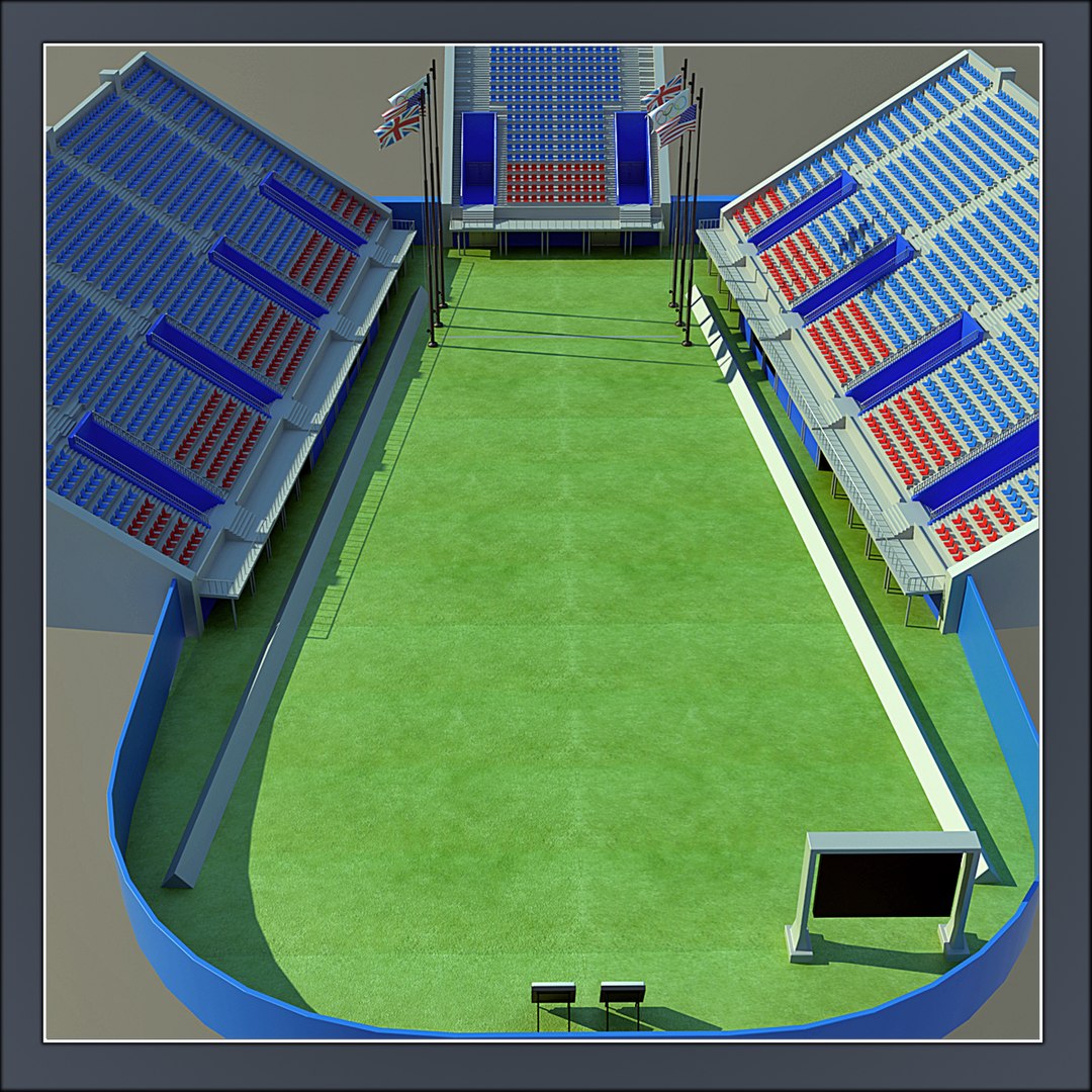 3d model archery stadium
