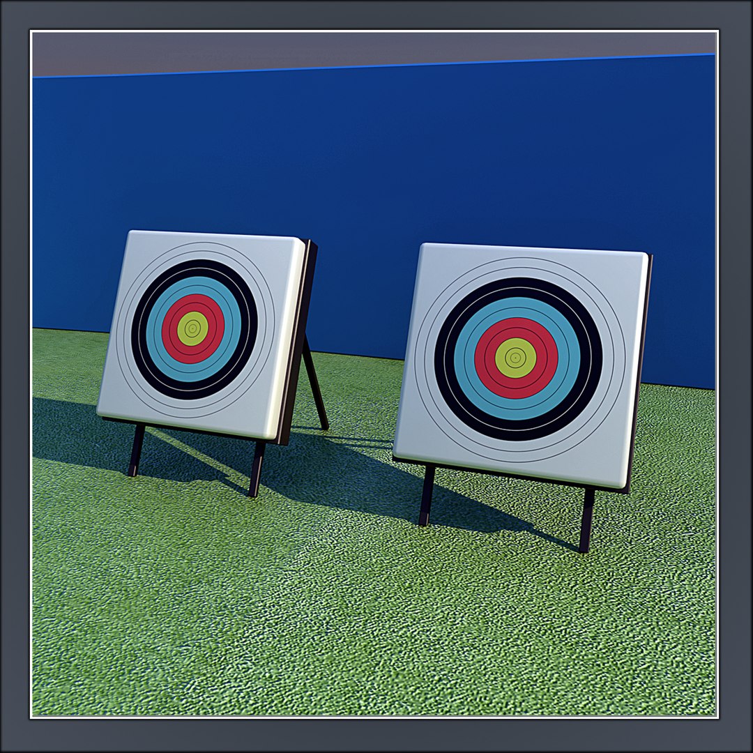 3d model archery stadium