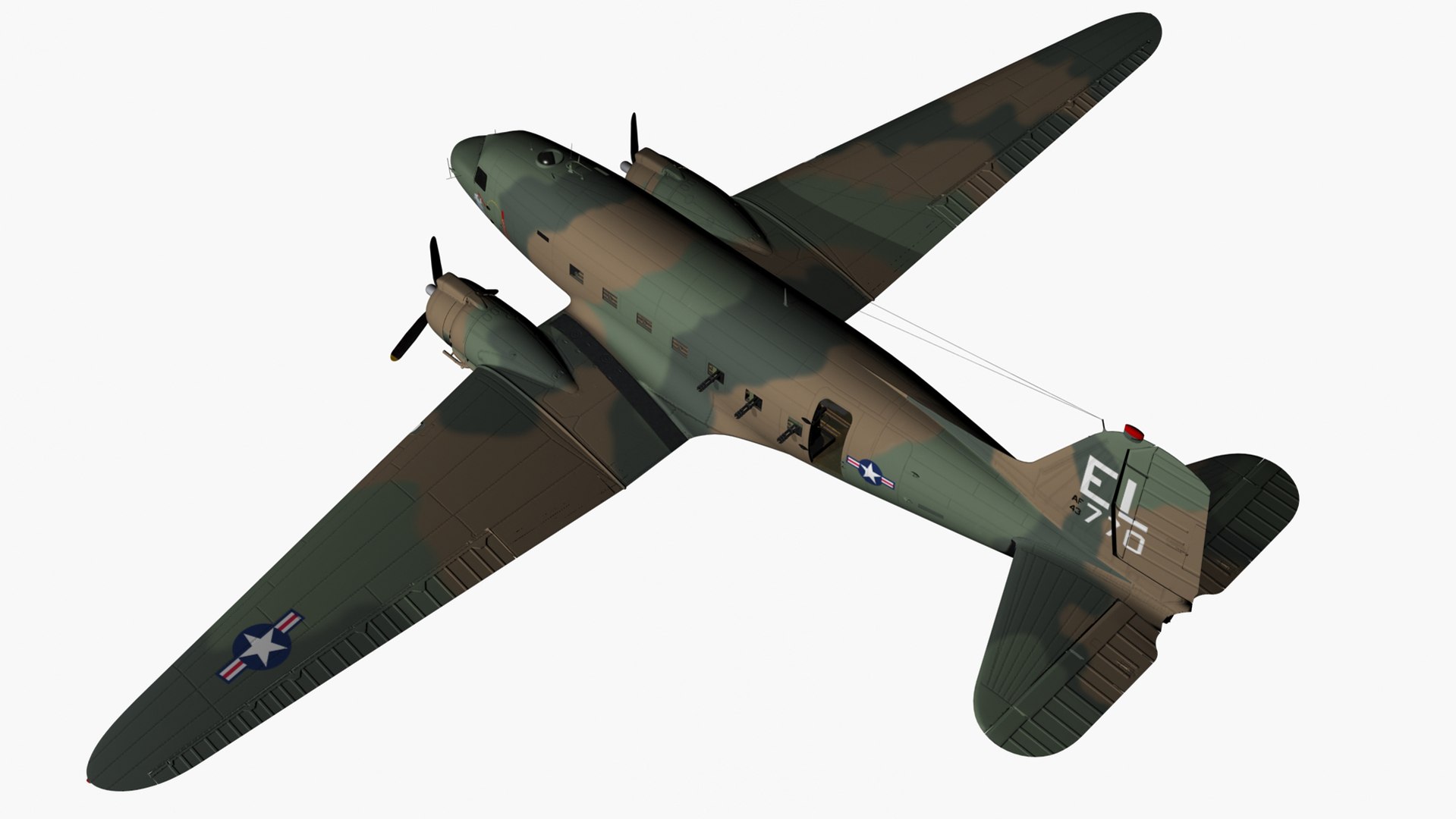 AC47 Spooky Gunship Model - TurboSquid 2192031