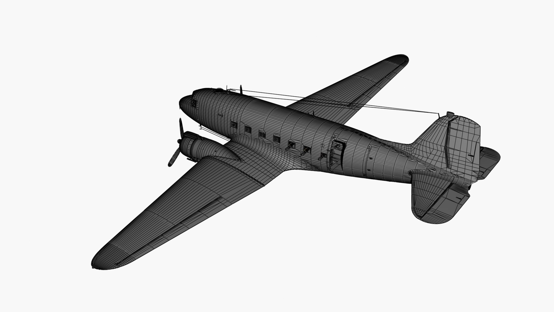 AC47 Spooky Gunship Model - TurboSquid 2192031