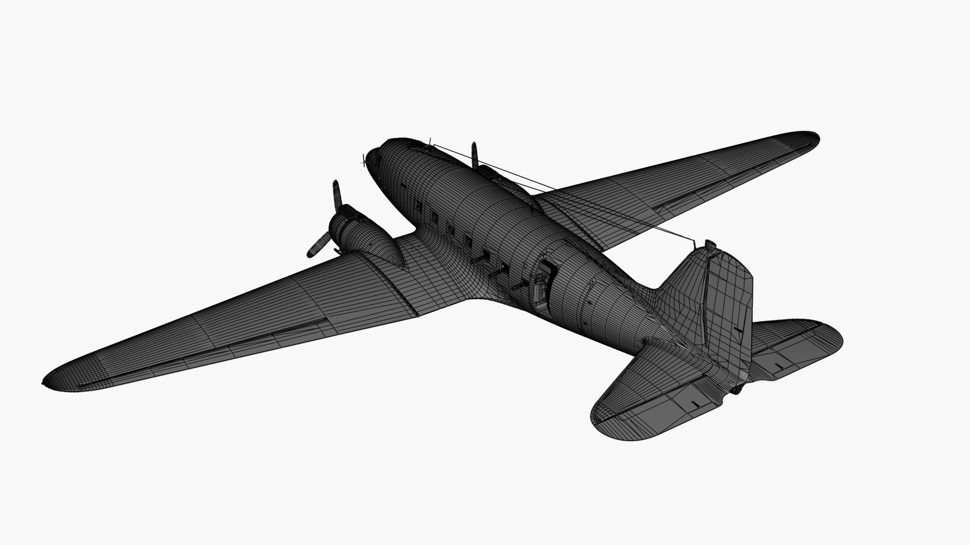 AC47 Spooky Gunship Model - TurboSquid 2192031