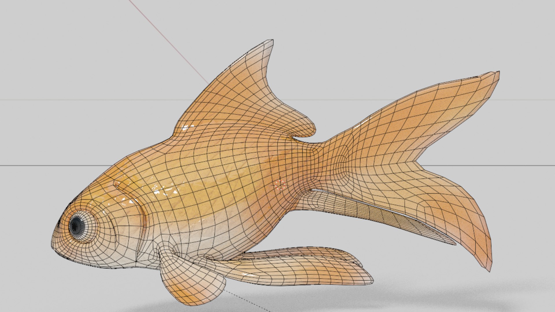 3D Gold Fish 3D Model - TurboSquid 2094938