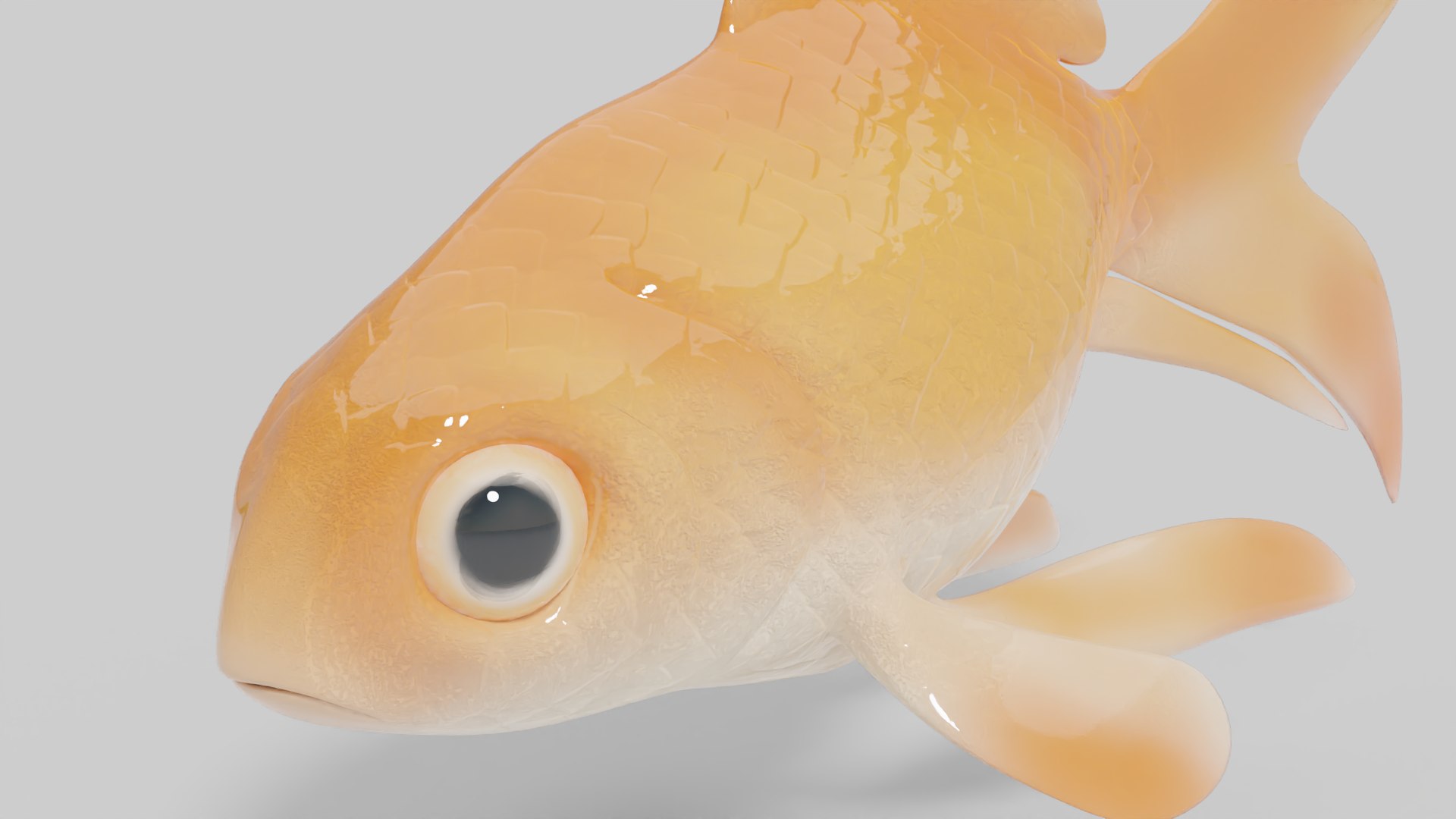 3D Gold Fish 3D Model - TurboSquid 2094938