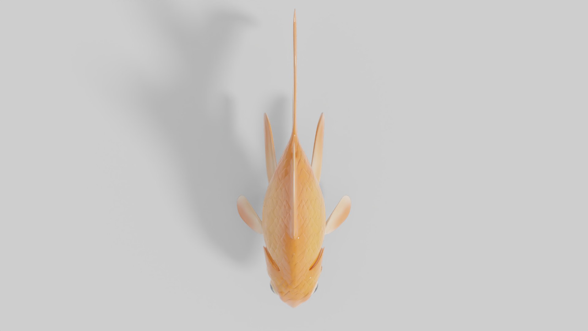 3D Gold Fish 3D Model - TurboSquid 2094938