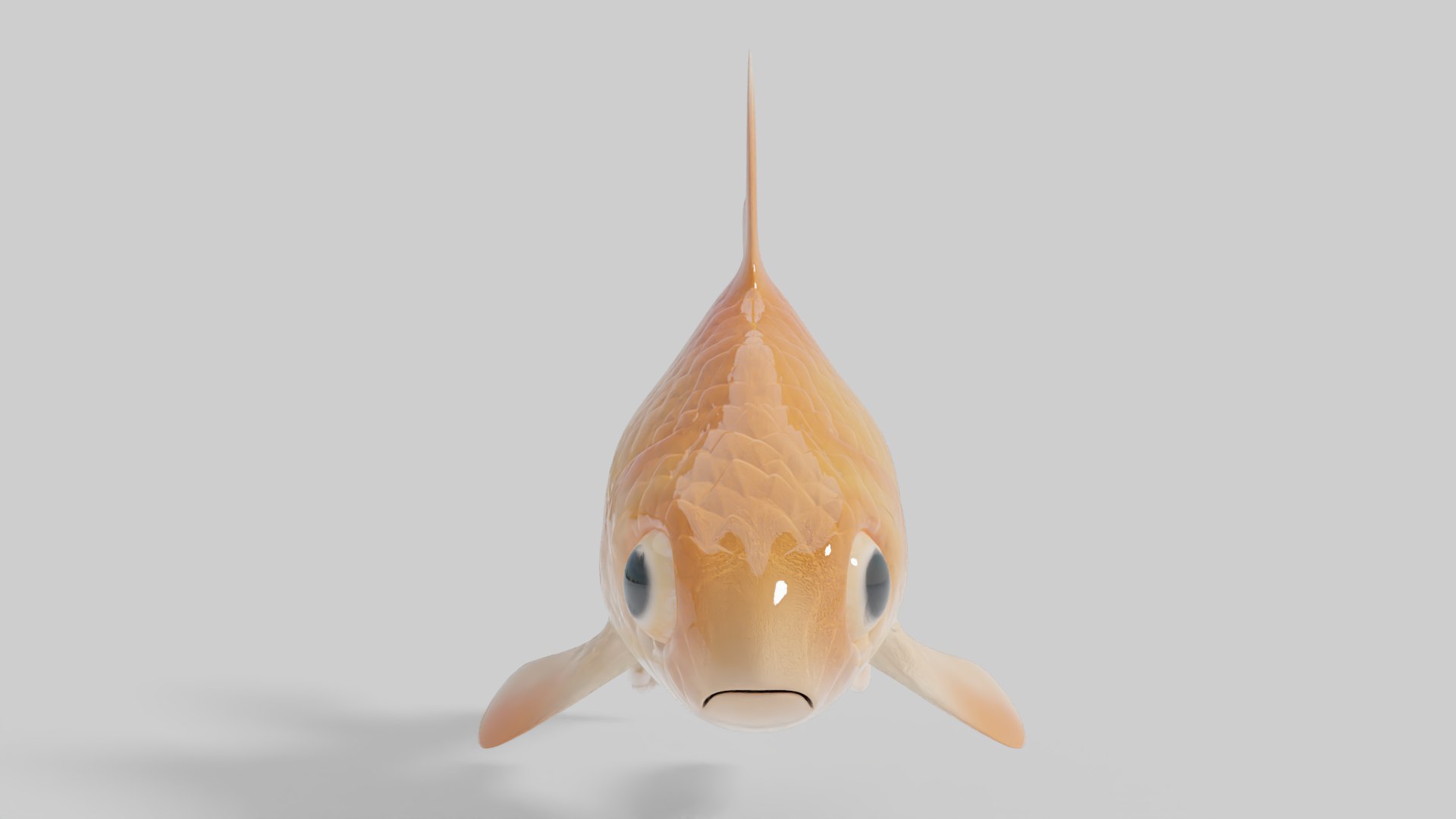 3D Gold Fish 3D Model - TurboSquid 2094938