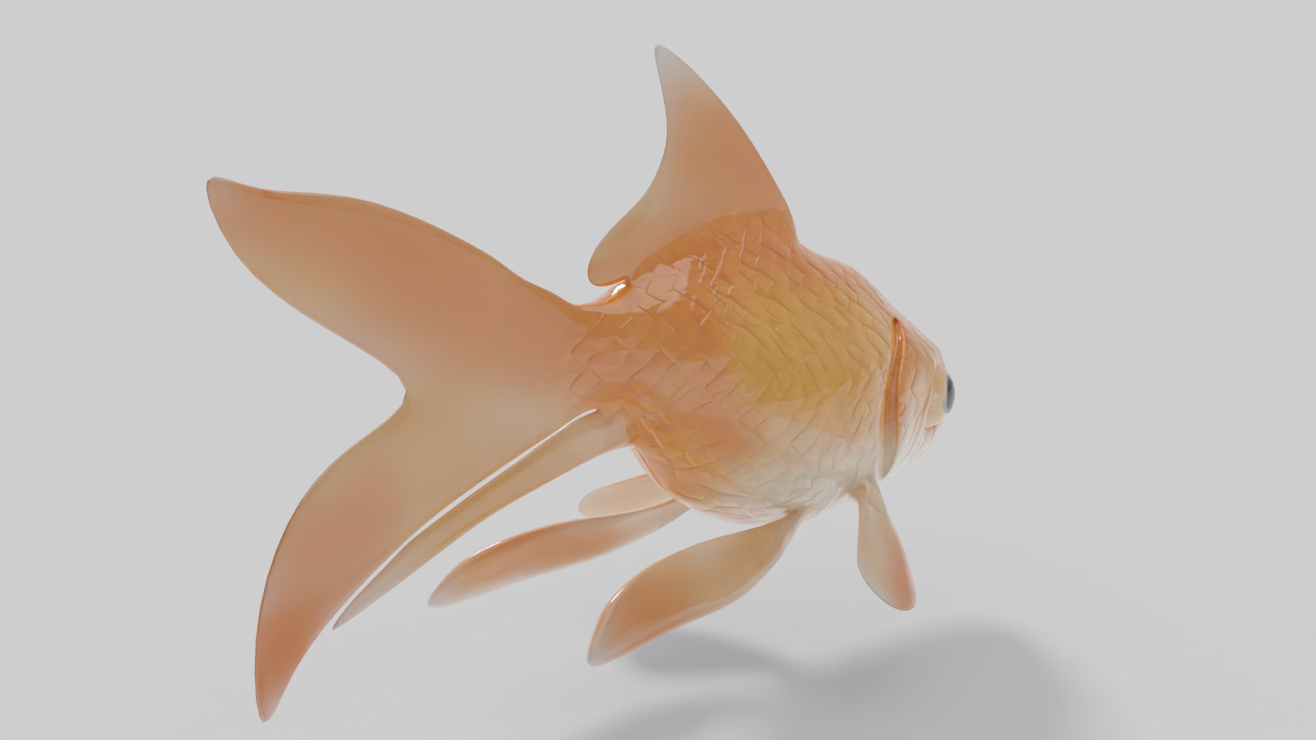 3D Gold Fish 3D Model - TurboSquid 2094938