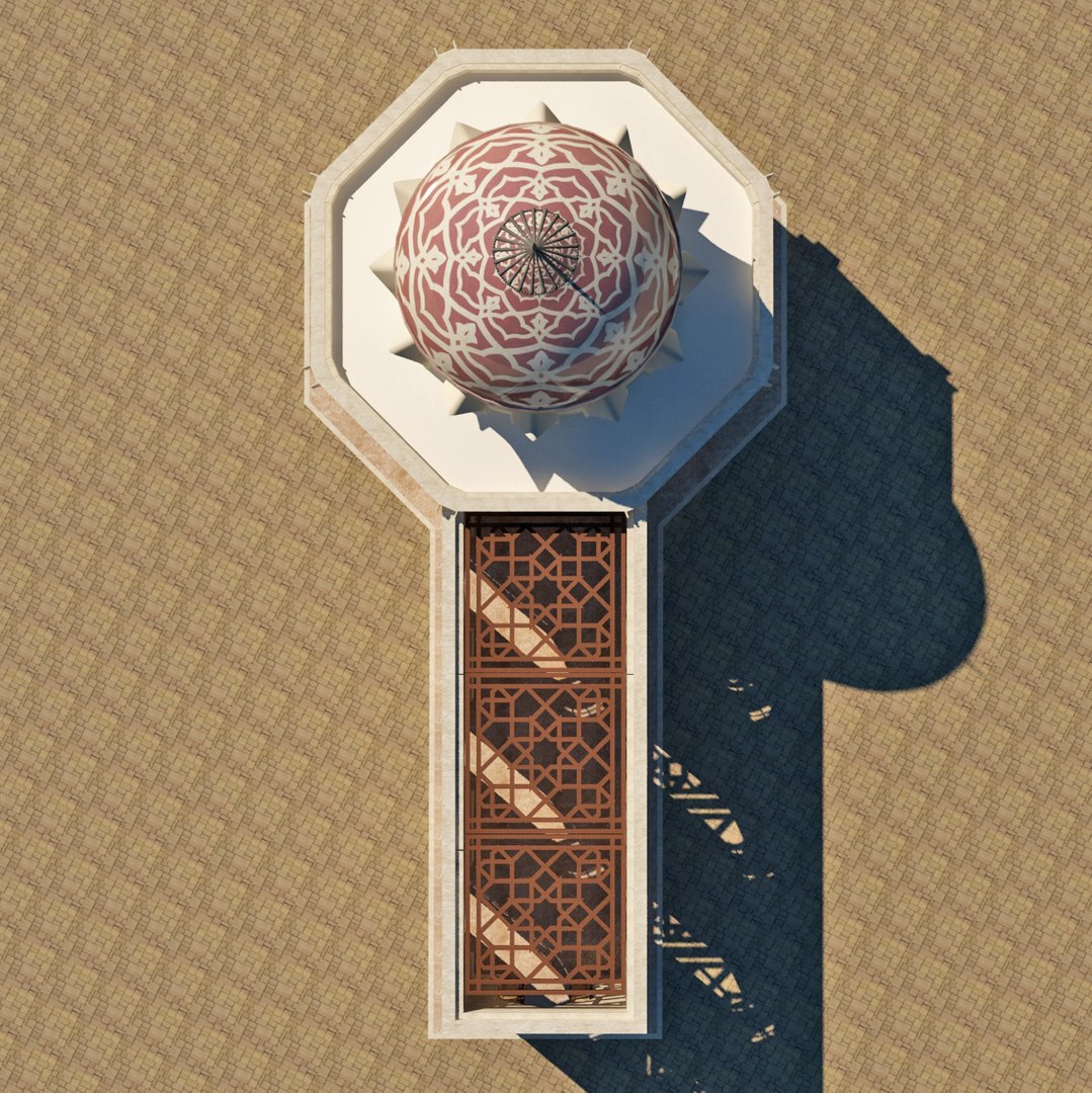 Design Arabic Building 3D Model - TurboSquid 1561090