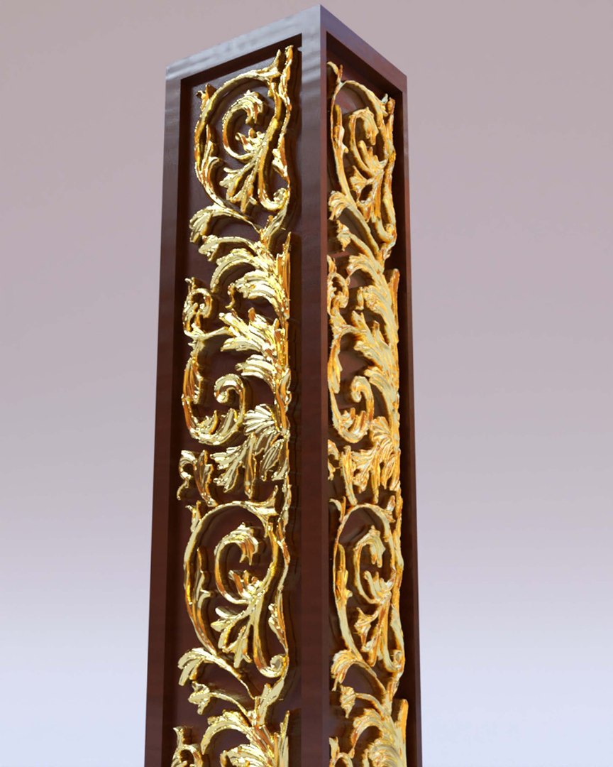 3D Jewish Wood Flower Carving Model - TurboSquid 2032239