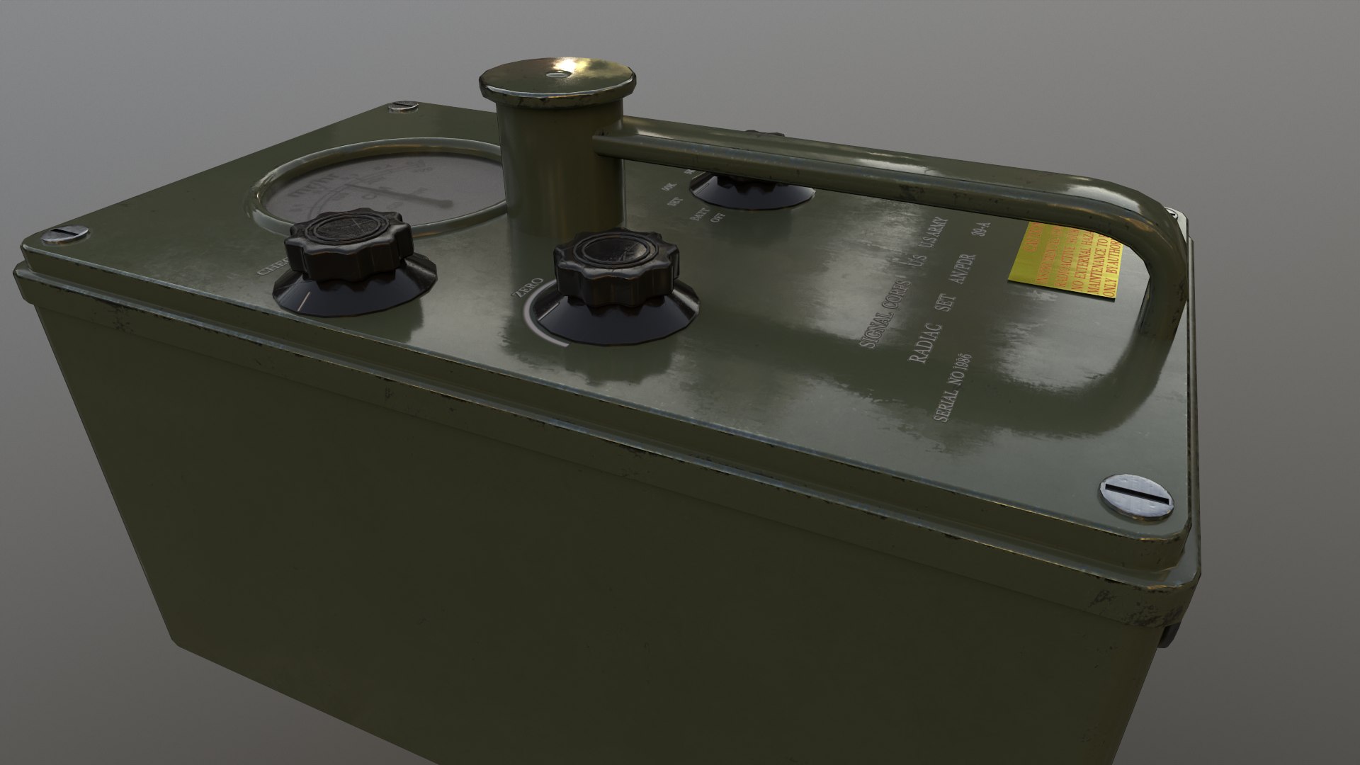 3D Geiger Counter - TurboSquid 1722828