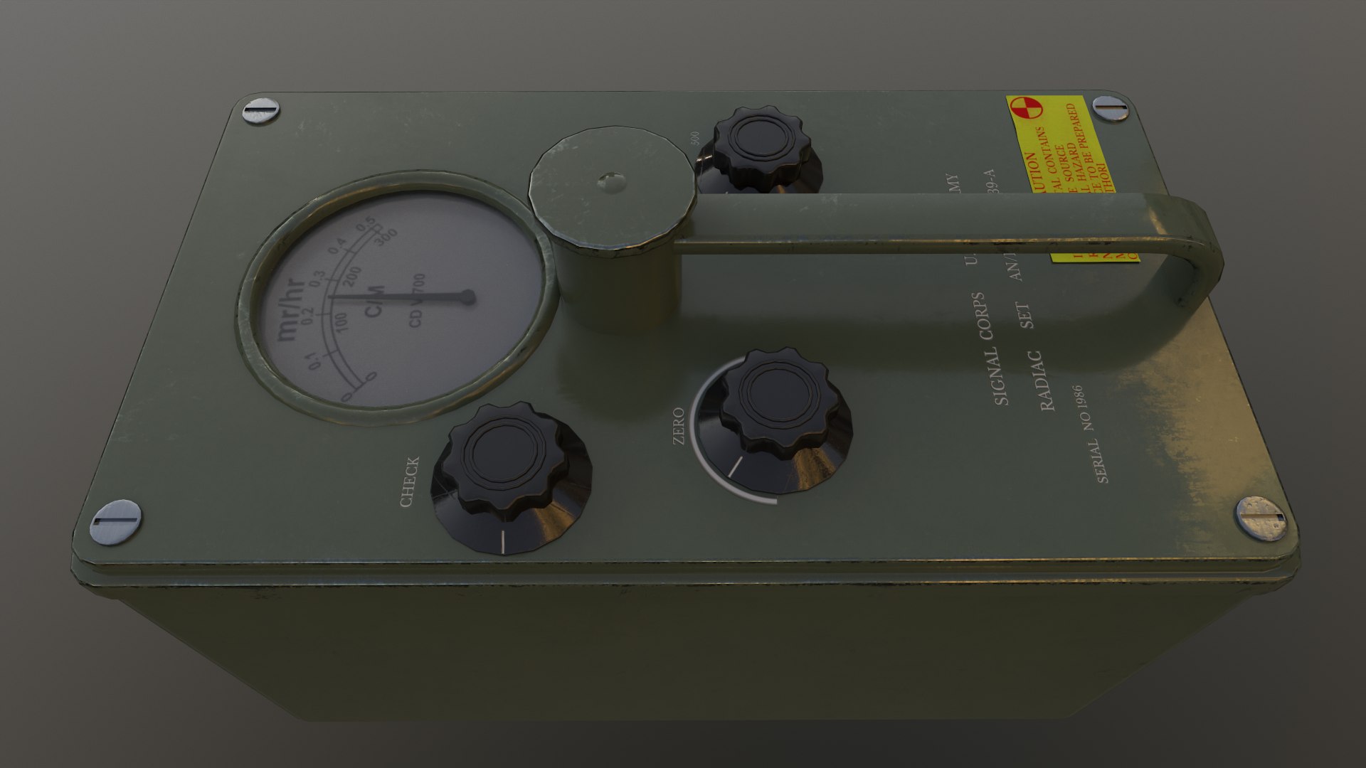 3D Geiger Counter - TurboSquid 1722828