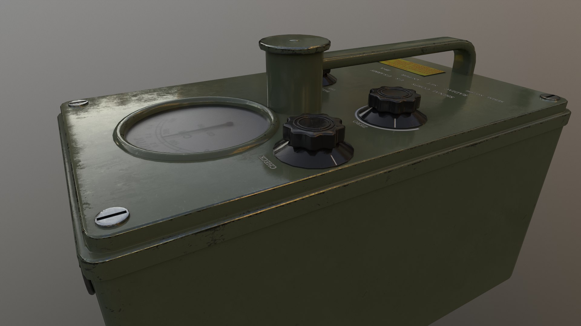 3D Geiger Counter - TurboSquid 1722828