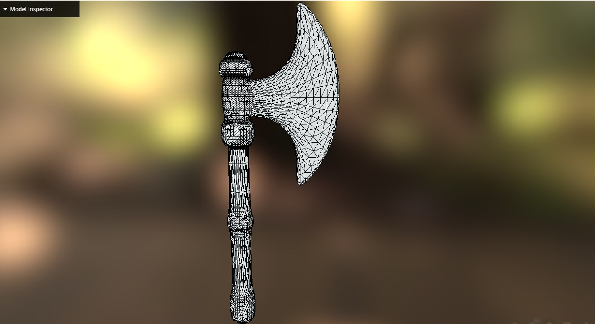 Gold Rust Axe Weapon 3D - TurboSquid 1628037