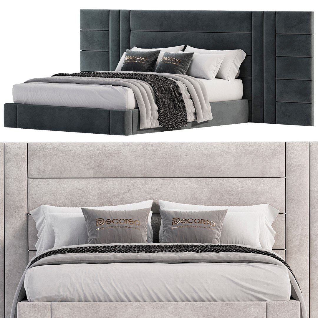 3D Letto Titanio Bed By Decoreo Model - TurboSquid 2120887