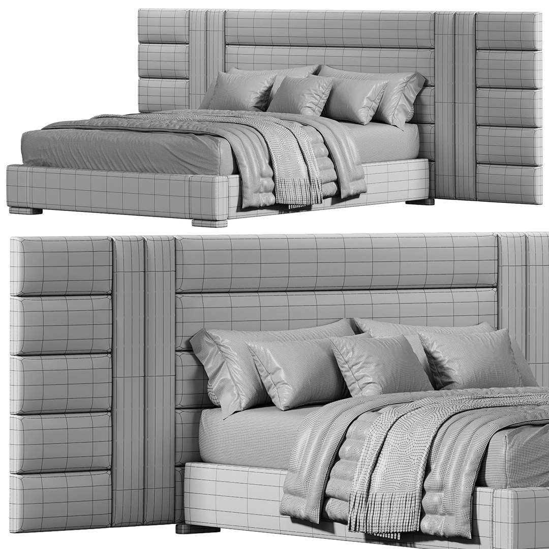 3D Letto Titanio Bed By Decoreo Model - TurboSquid 2120887