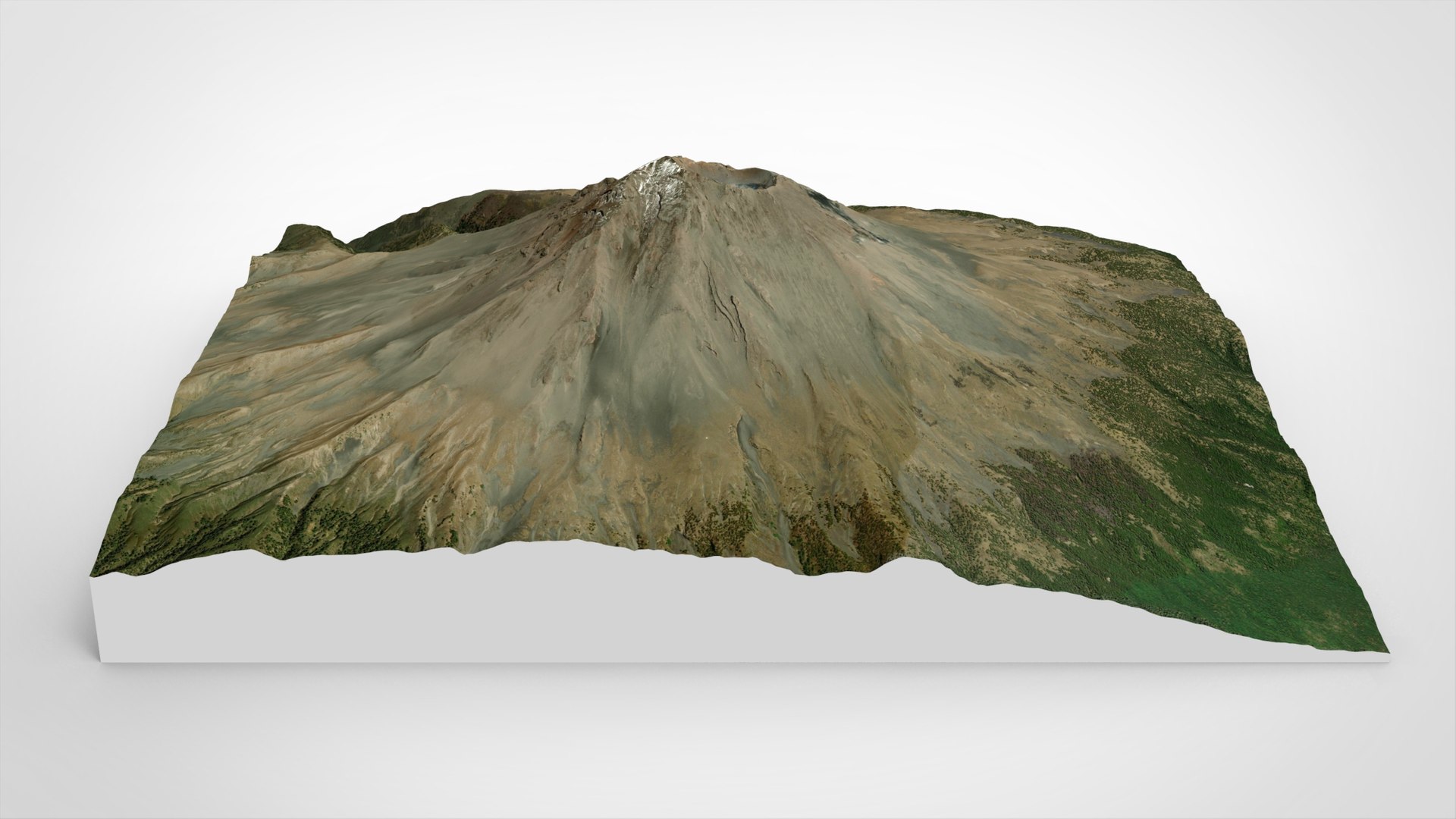 3D Mountain Landscape Volcano Popocatepetl Mexico Model - TurboSquid ...