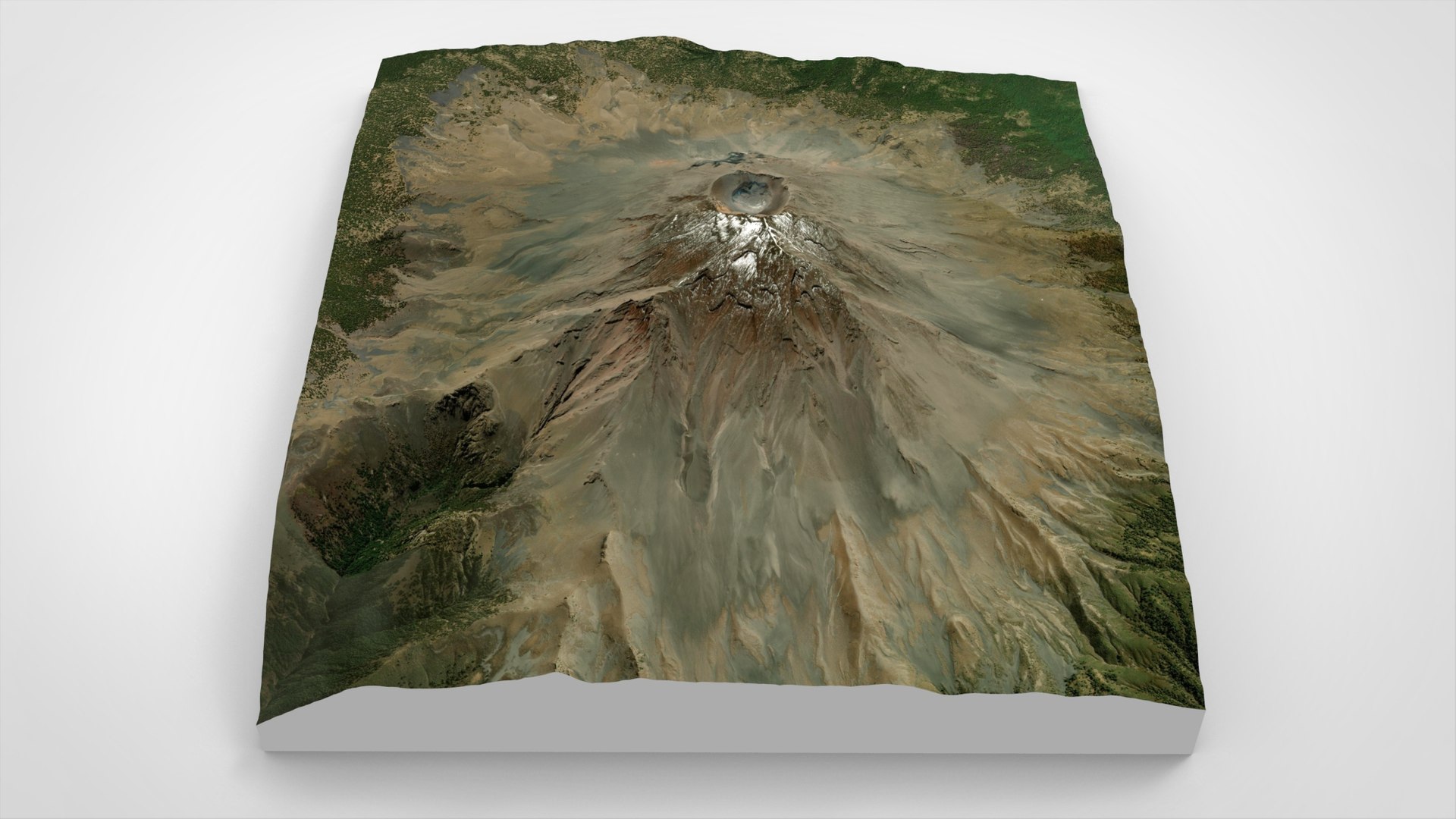 3D Mountain Landscape Volcano Popocatepetl Mexico Model - TurboSquid ...