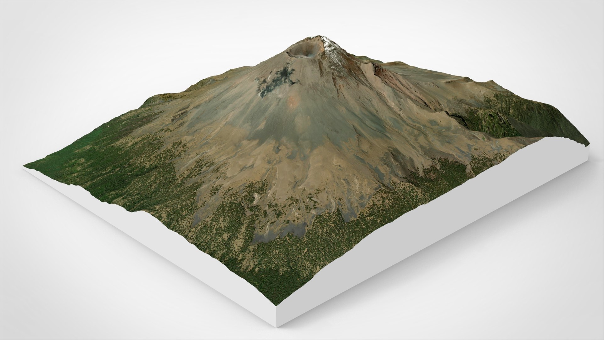 3D Mountain Landscape Volcano Popocatepetl Mexico Model - TurboSquid ...