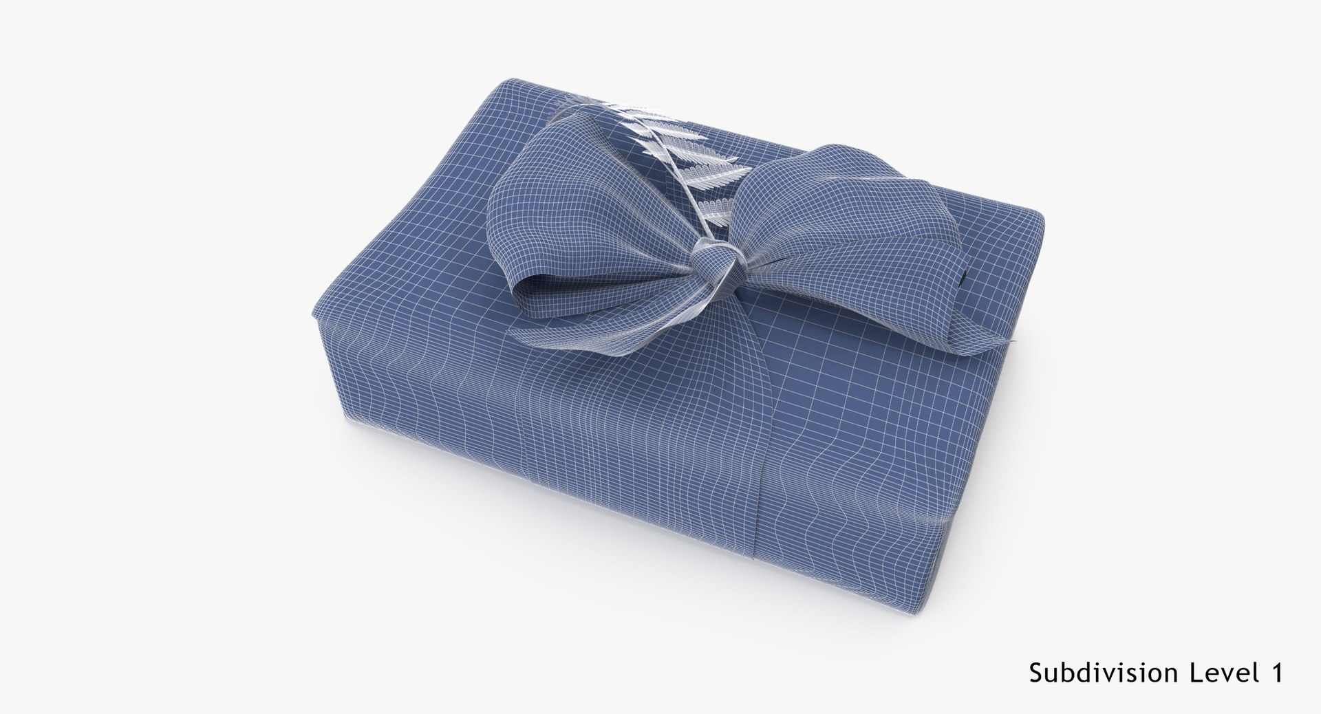 3D wrapped christmas gift 02 - TurboSquid 1221809