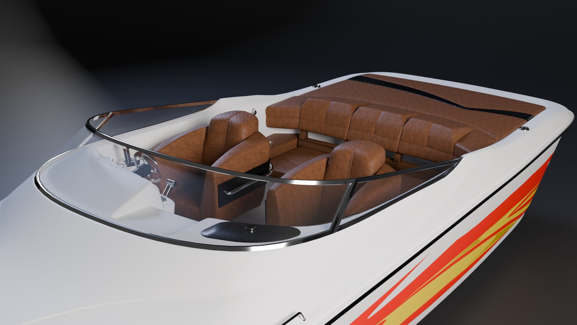 3D Model Speed Boat - TurboSquid 2289100