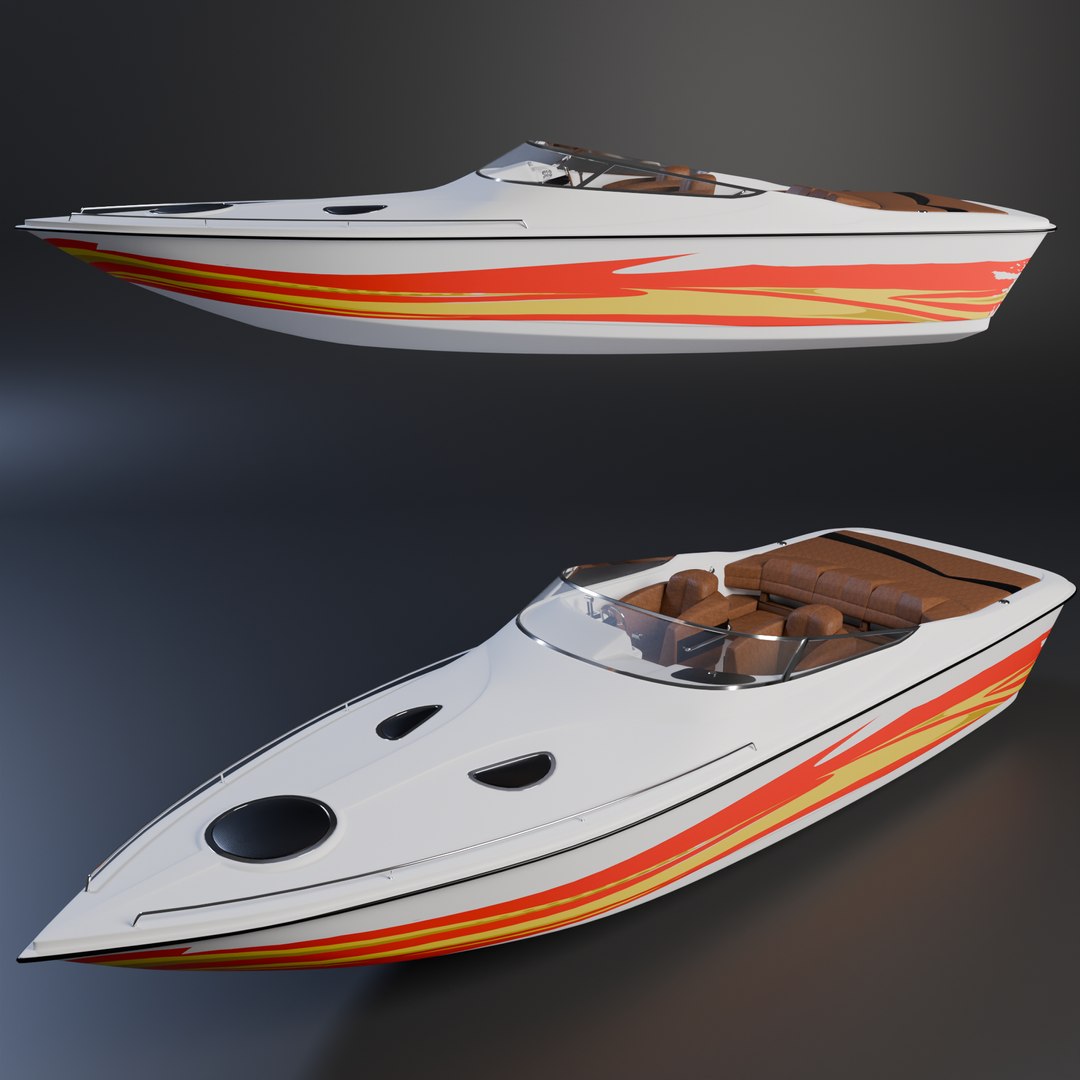 3D Model Speed Boat - TurboSquid 2289100