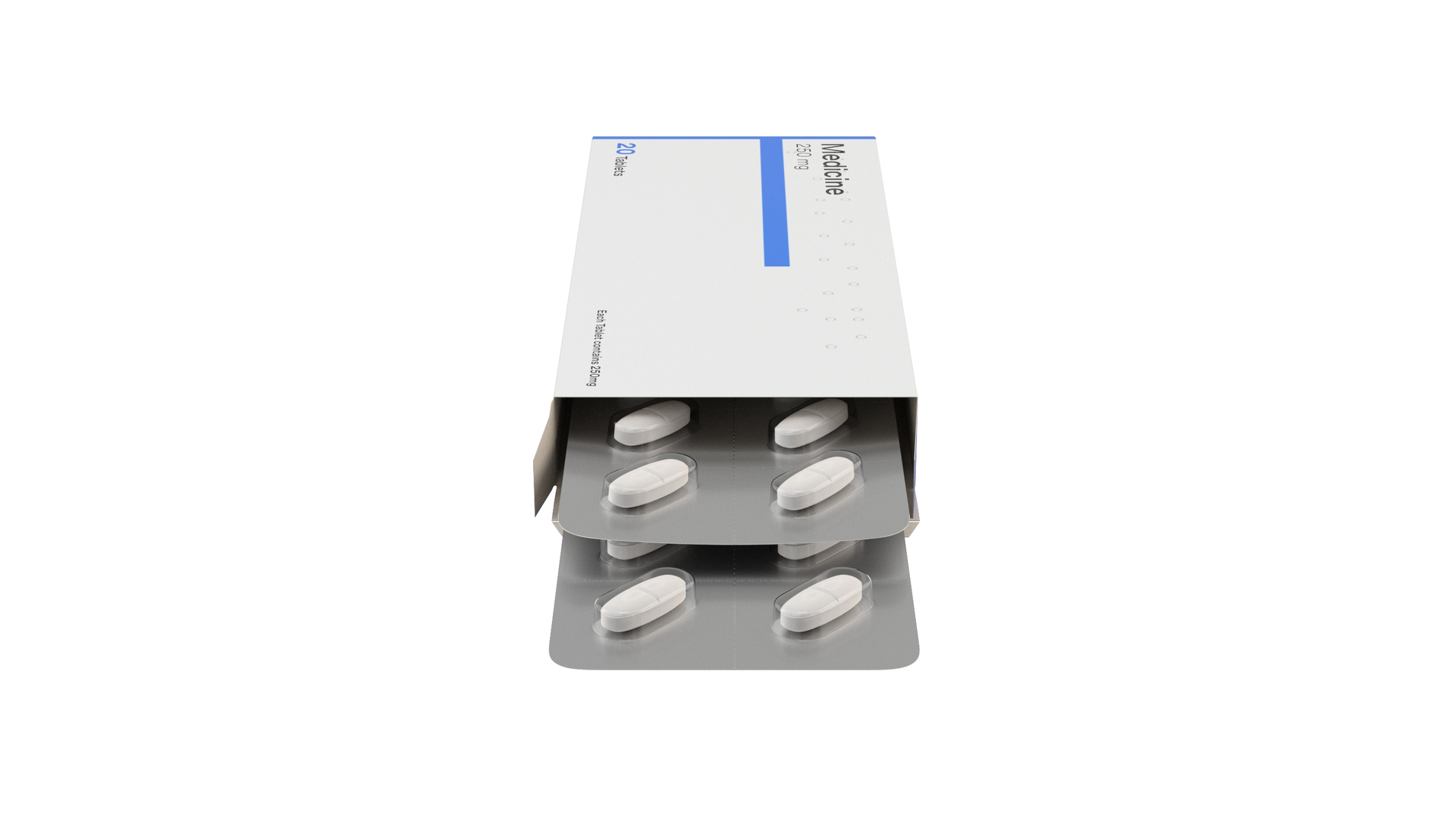 Packaged Medicine 3D model - TurboSquid 2154111