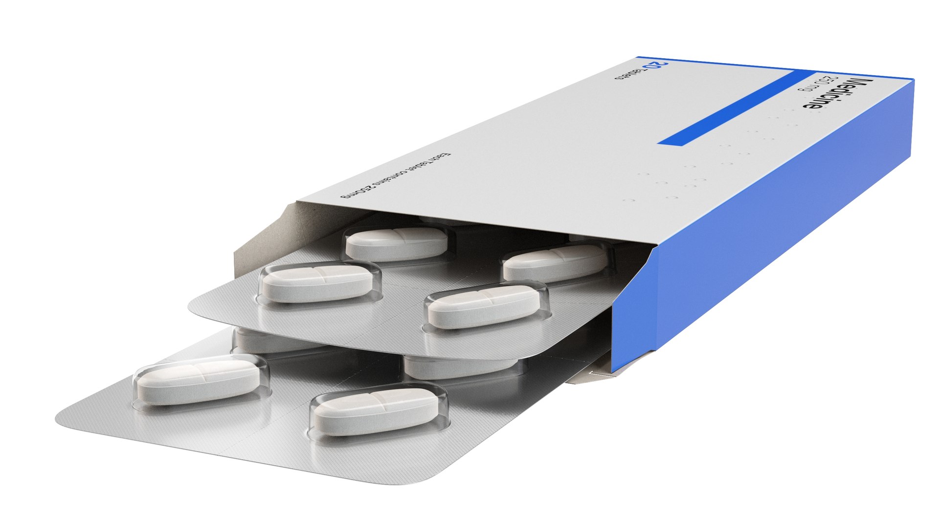 Packaged Medicine 3D model - TurboSquid 2154111