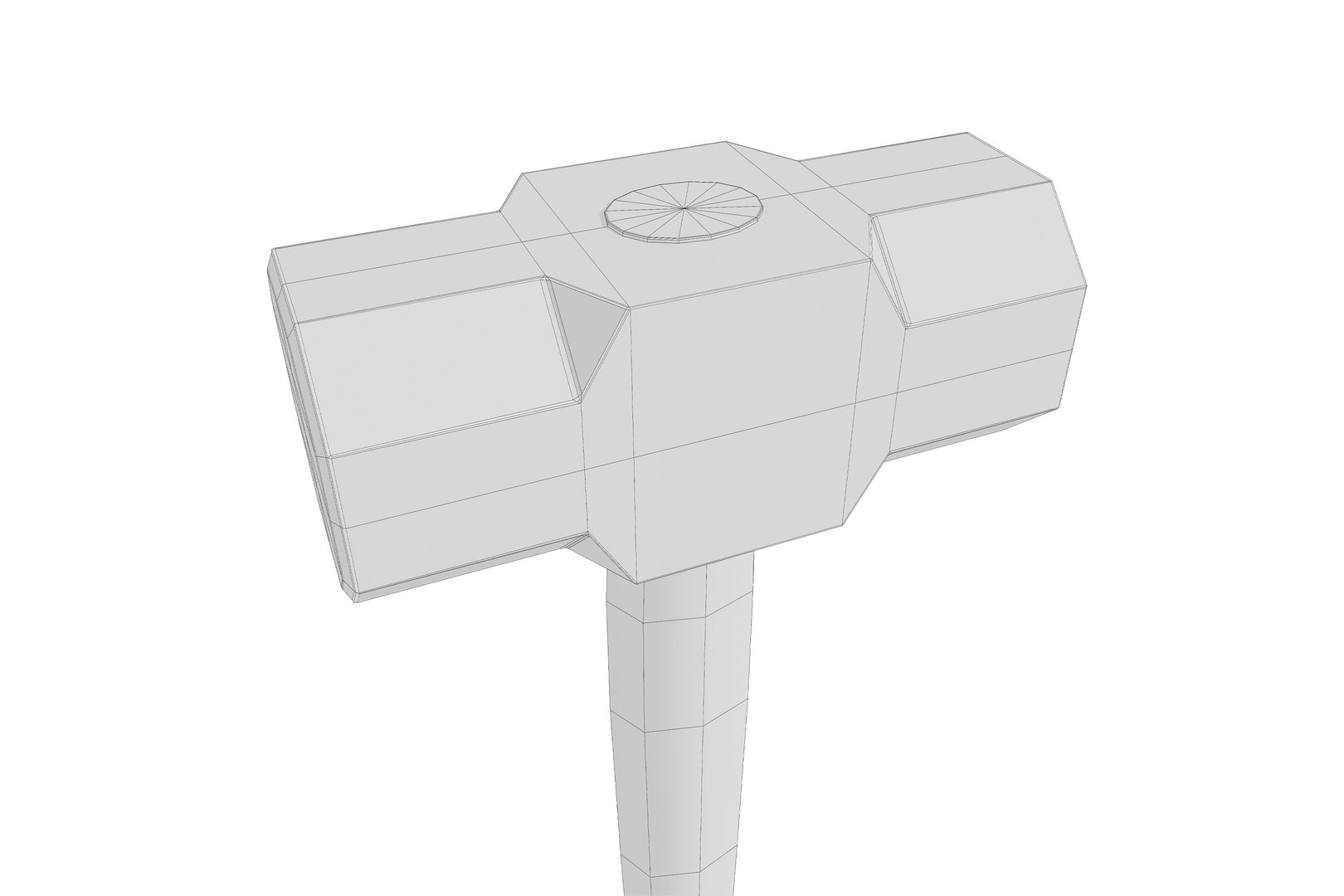Sledge Hammer PBR Low-poly 3D Model 3D Model - TurboSquid 2242987