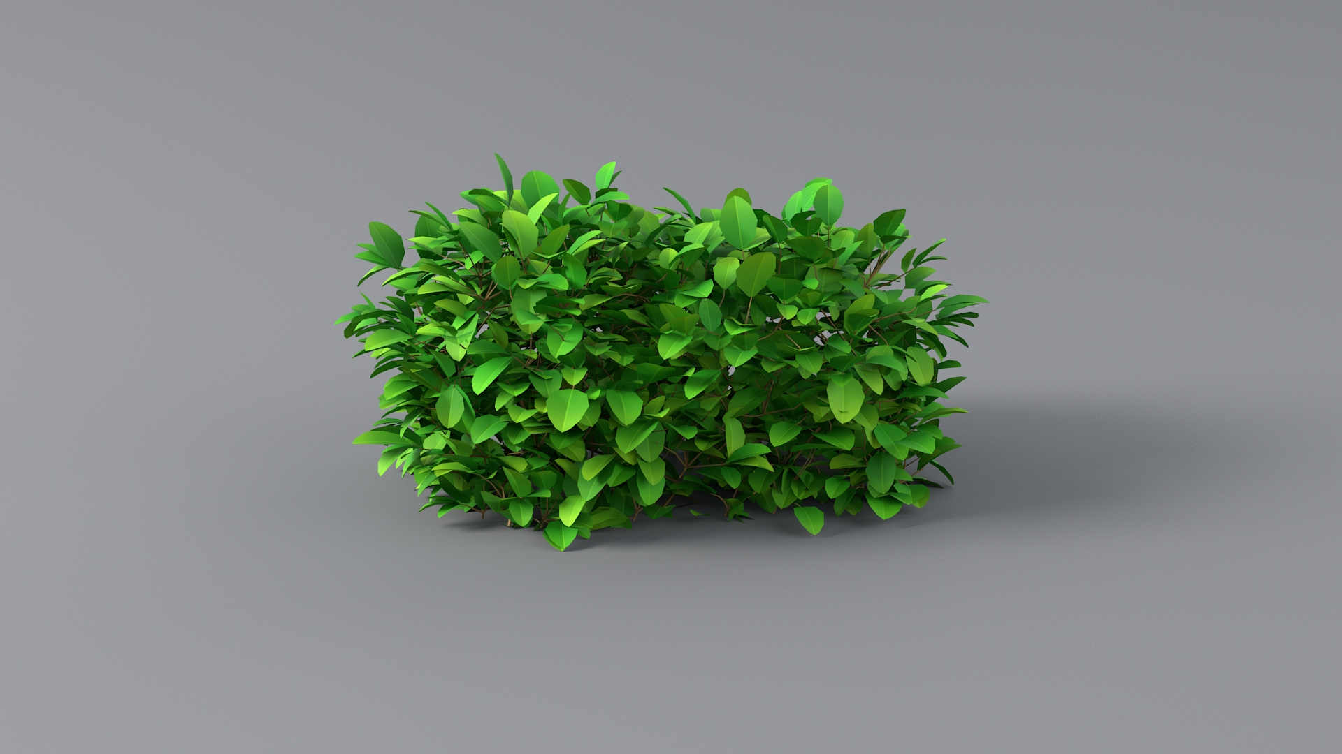 Cartoon Bush 02 Model - TurboSquid 1941413