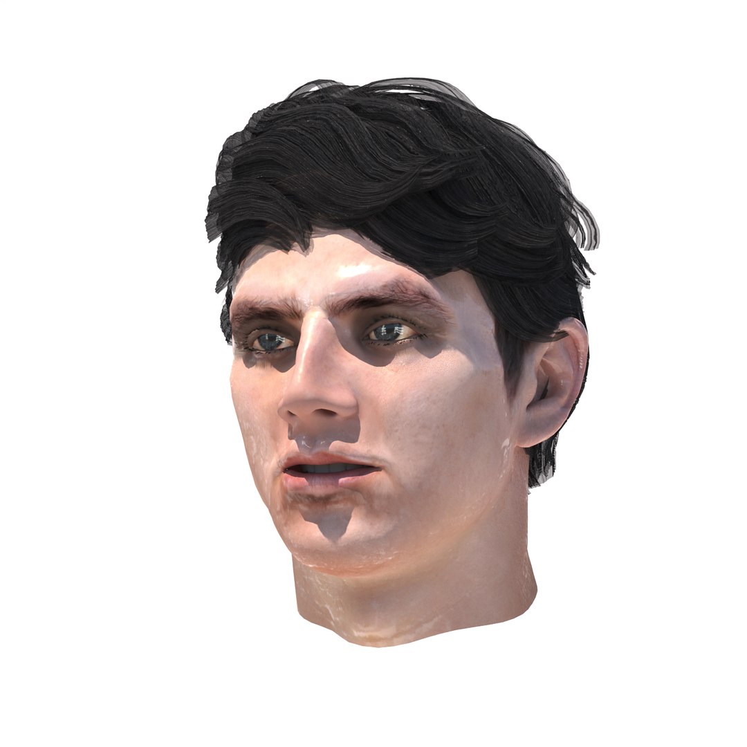 3D Men Hairstyles 5 Model - TurboSquid 1388673