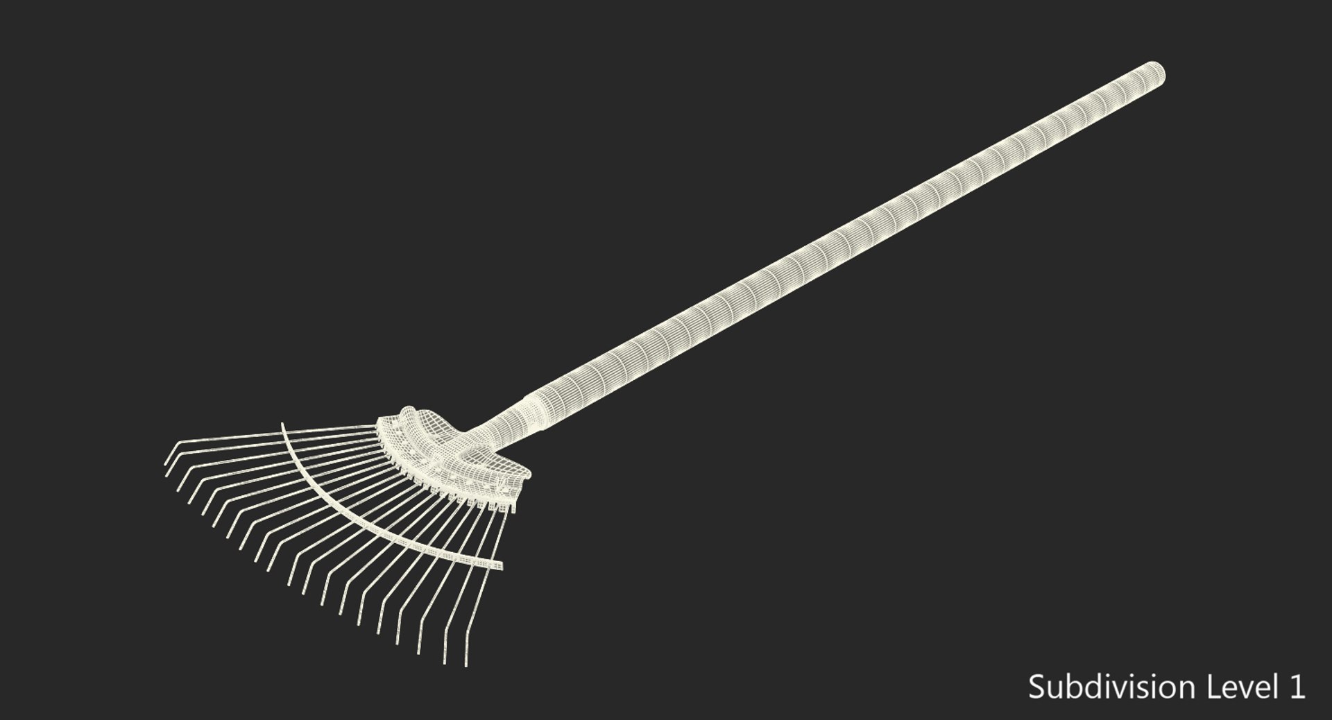 3D Model Springbok Lawn Rake Generic - TurboSquid 1330121