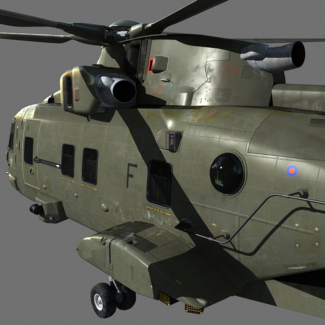 Ehi Eh-101 Merlin Hc 3d Max