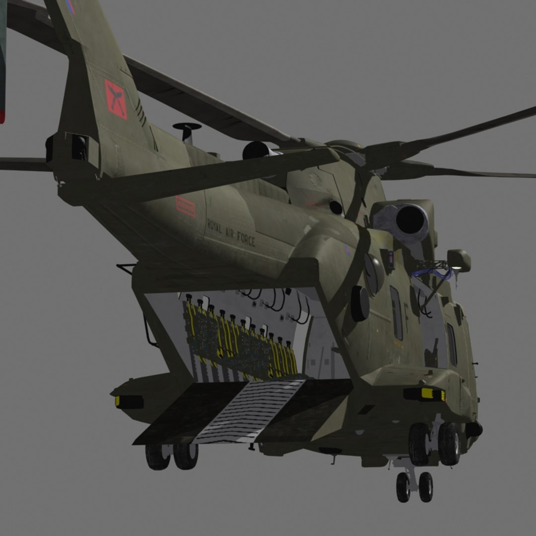 ehi eh-101 merlin hc 3d max