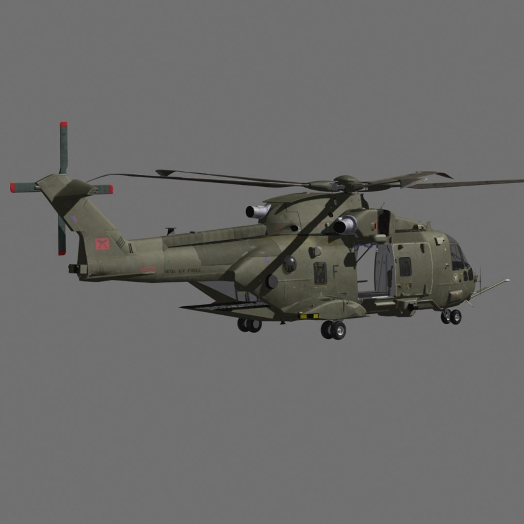 ehi eh-101 merlin hc 3d max