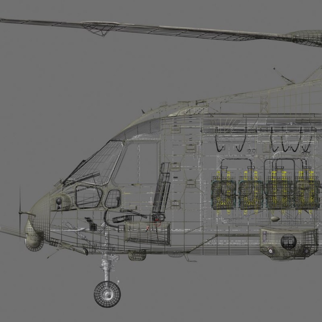 Ehi Eh-101 Merlin Hc 3d Max