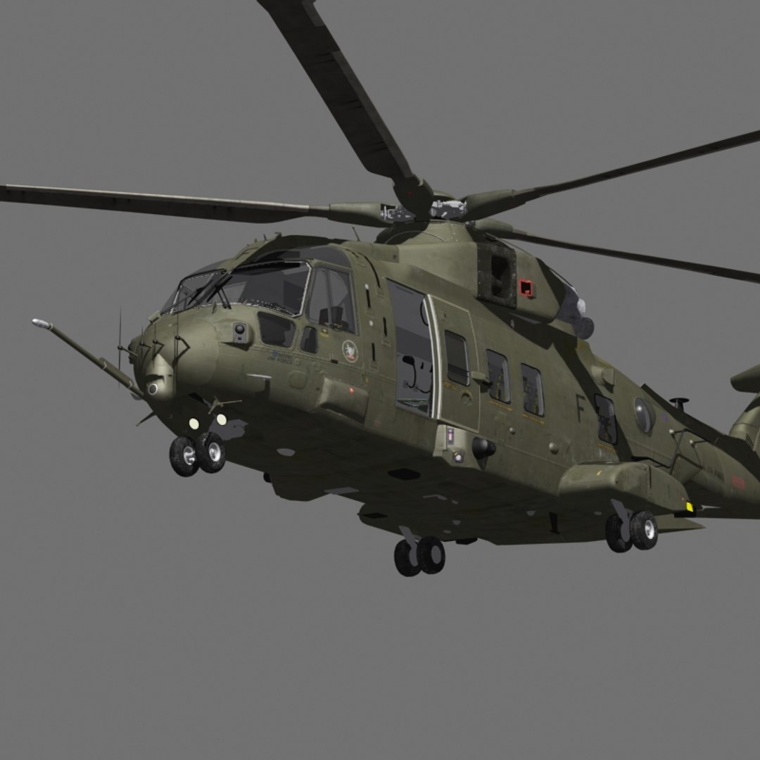ehi eh-101 merlin hc 3d max