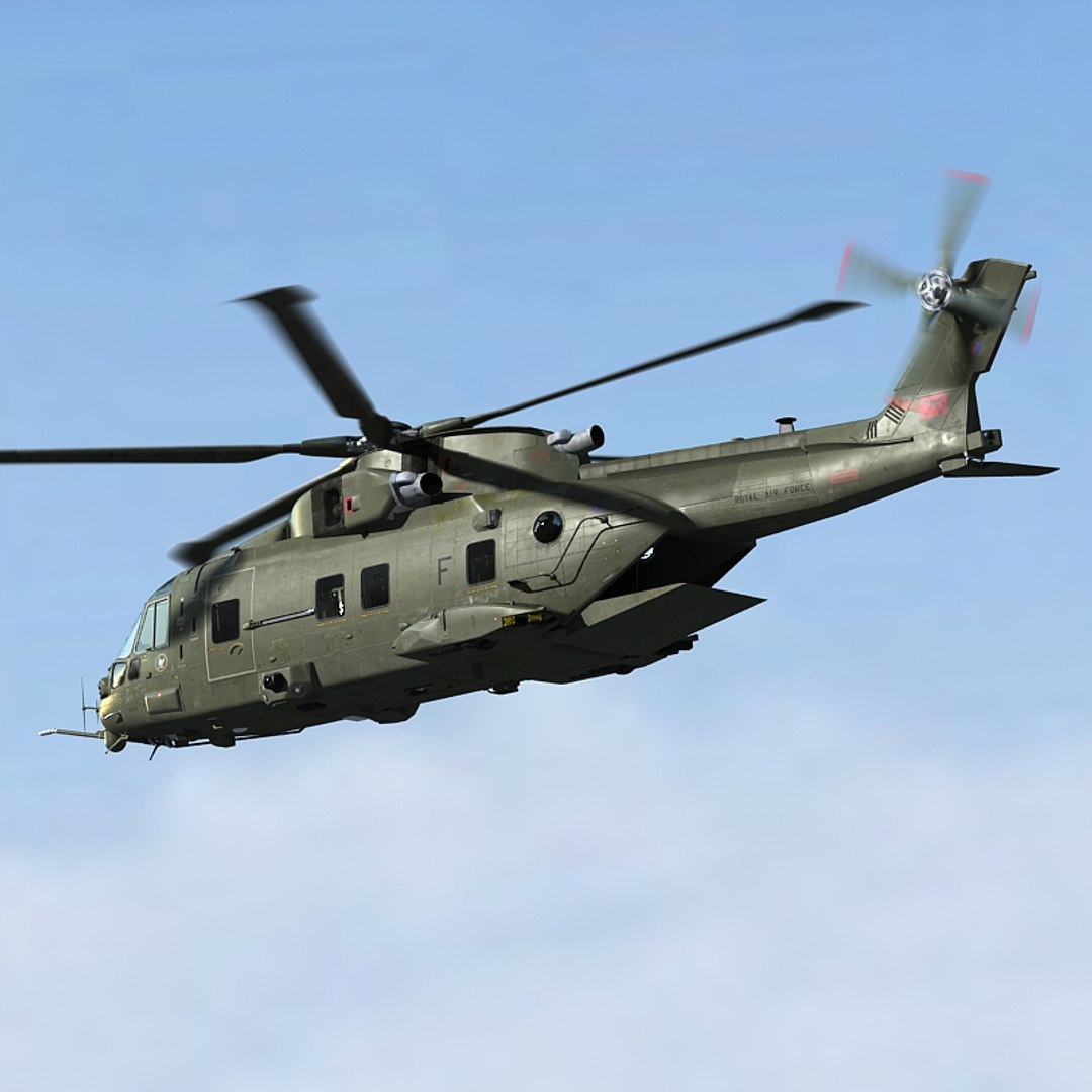 Ehi Eh-101 Merlin Hc 3d Max