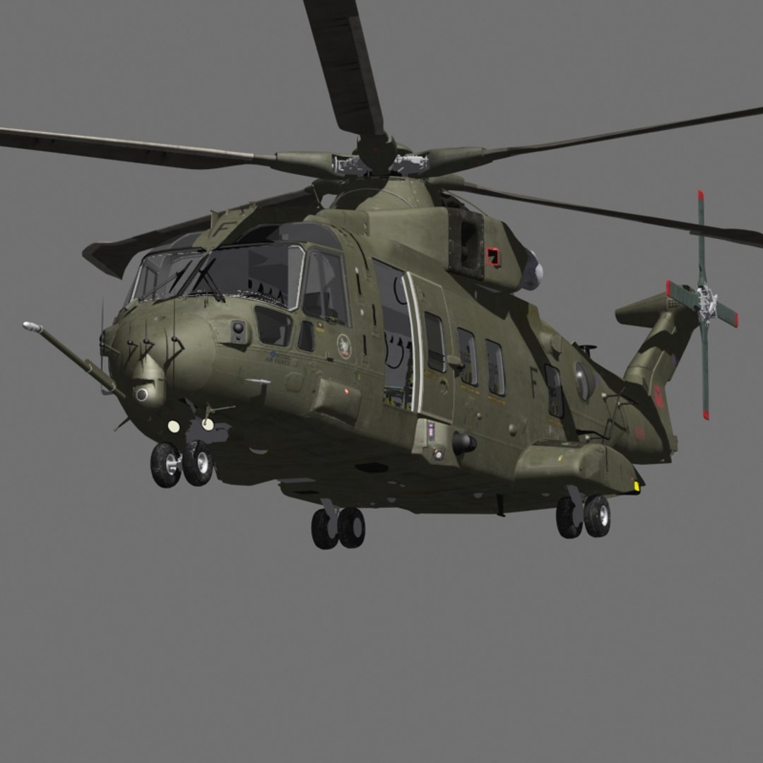 ehi eh-101 merlin hc 3d max