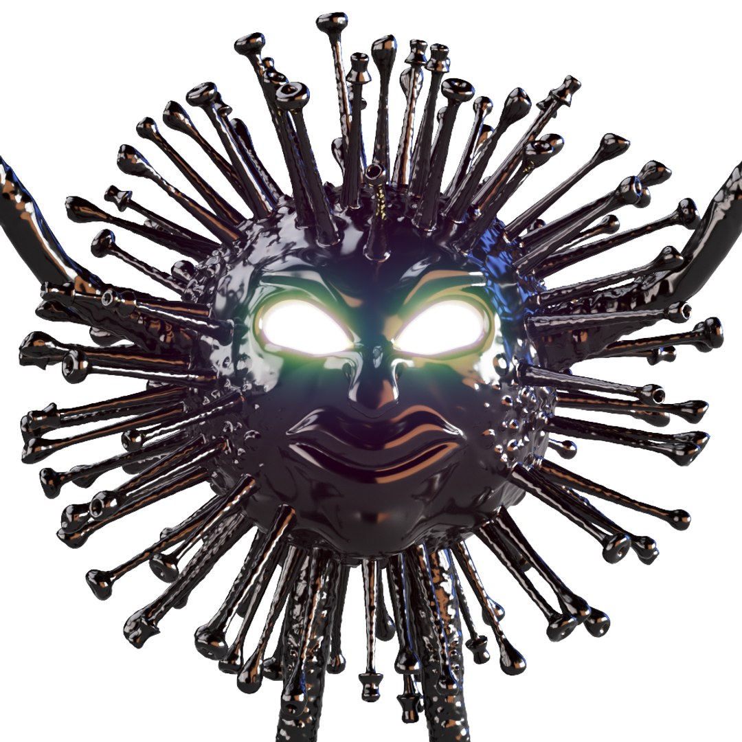 Corona Black Monster Coronavirus 3D Model - TurboSquid 1538039