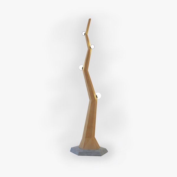 3D Wooden Tree-Light - TurboSquid 1998143