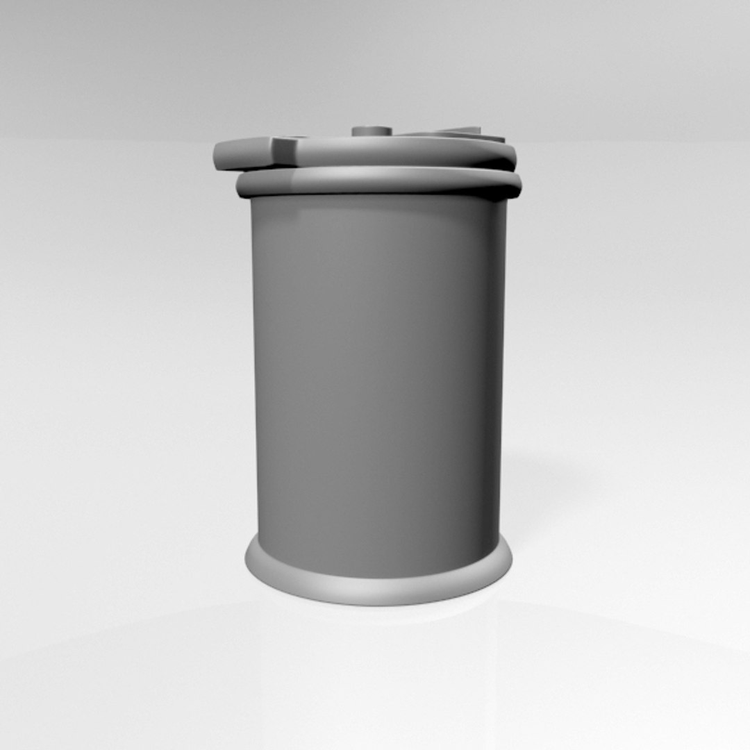 Complete Diaper Pail 02 3D Model - TurboSquid 1864528