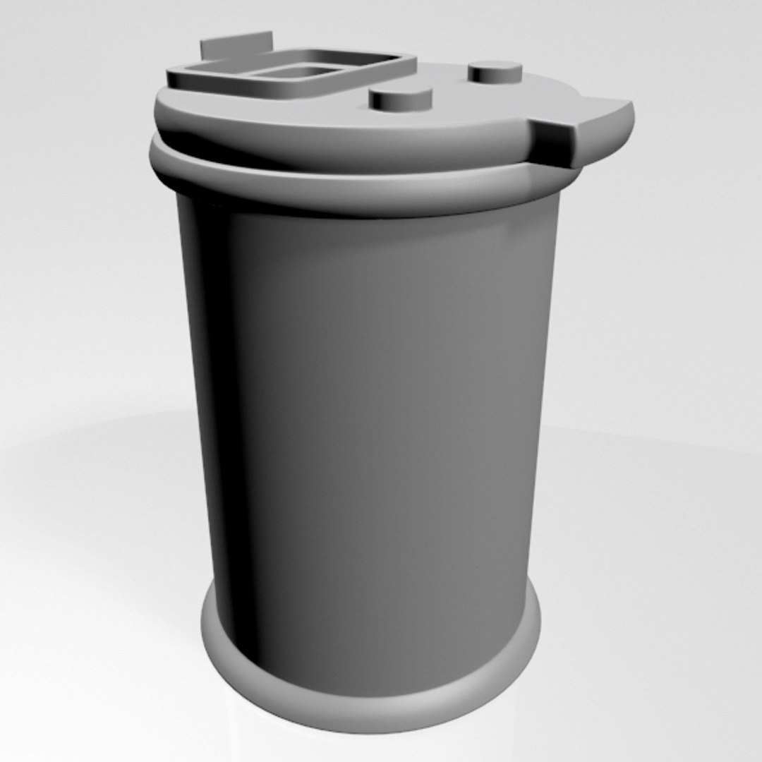 Complete Diaper Pail 02 3D Model - TurboSquid 1864528